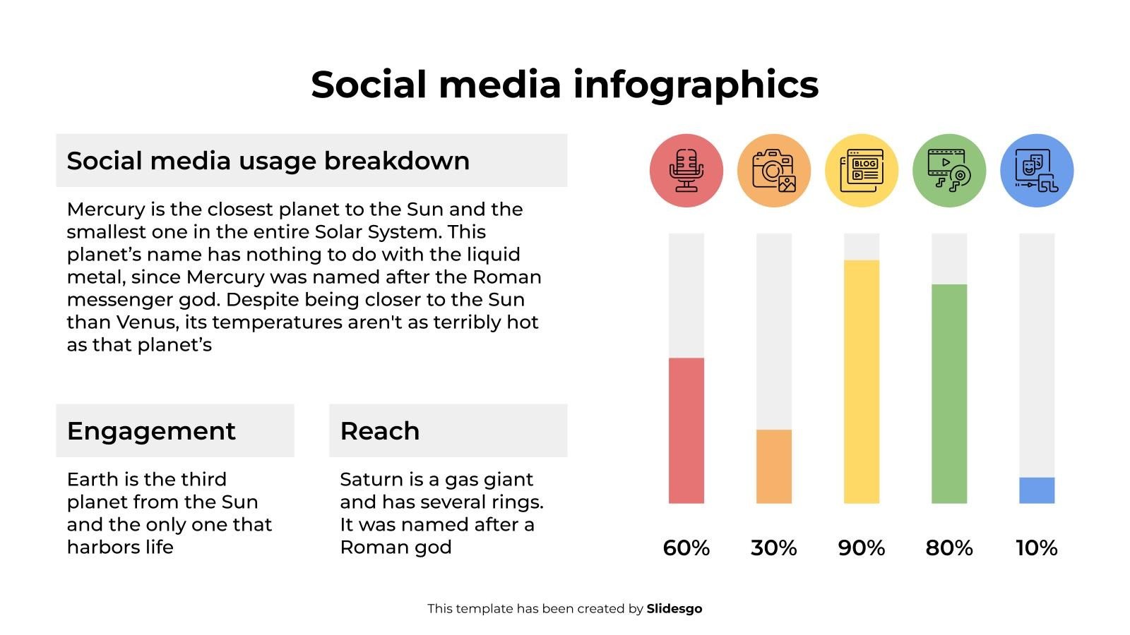 Social Media Infographics Template