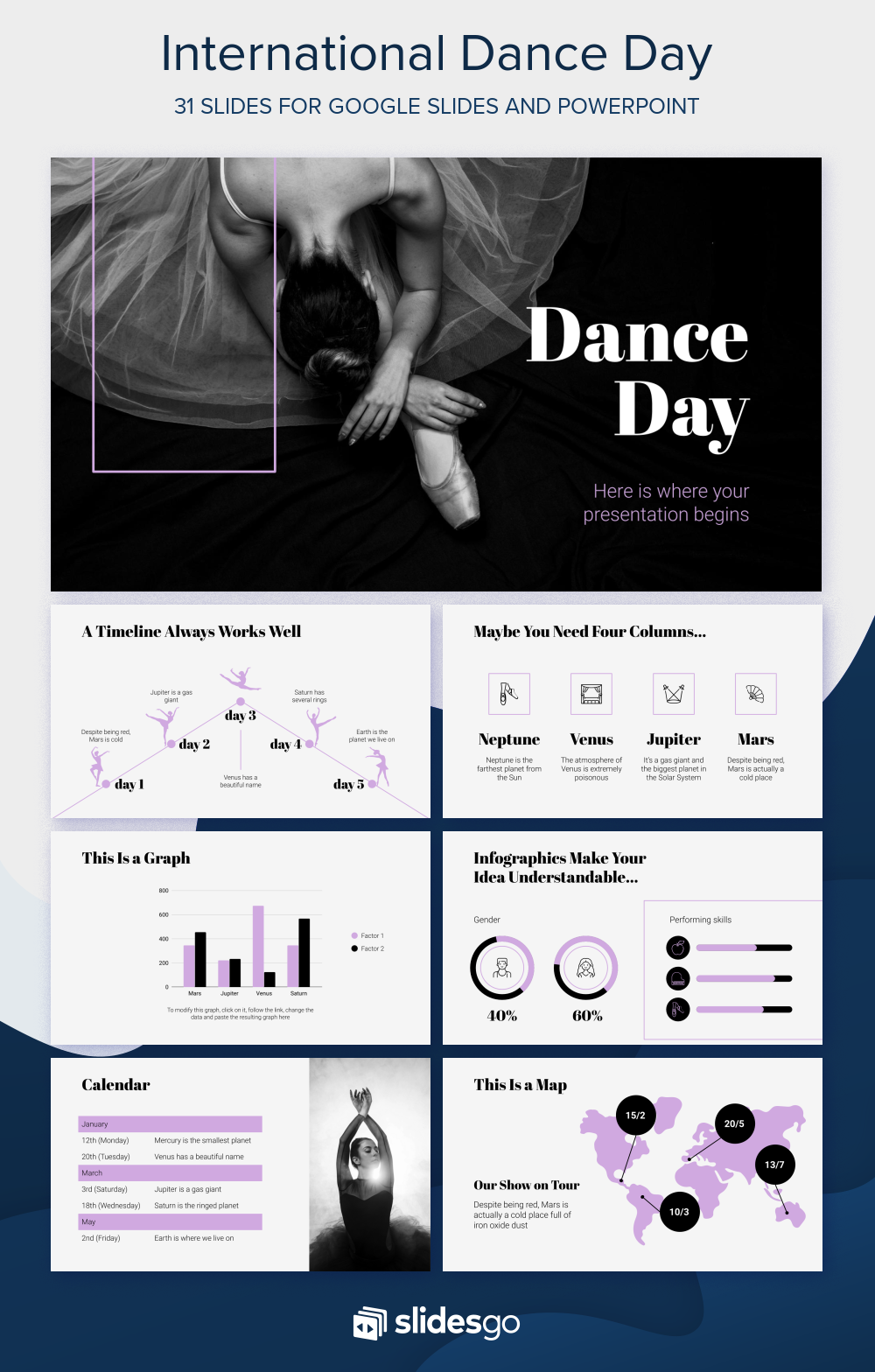International Dance Day Google Slides and PowerPoint Template