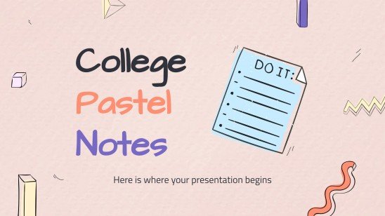 College Pastel Notes | Google Slides & PowerPoint template