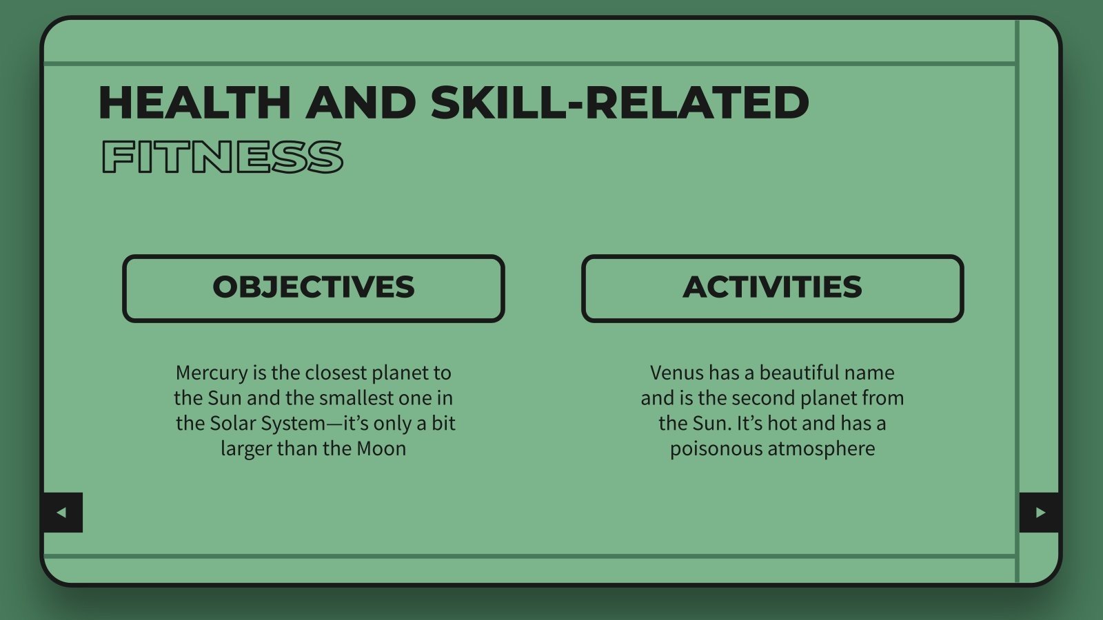 P.E. for Elementary: Personal Fitness | Google Slides & PPT