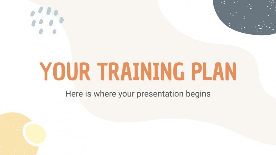 Your Training Plan | Google Slides & PowerPoint template