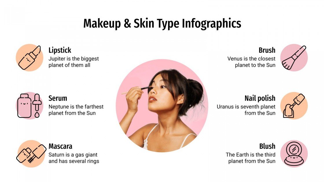 Makeup & Skin Type Infographics | Google Slides & PowerPoint