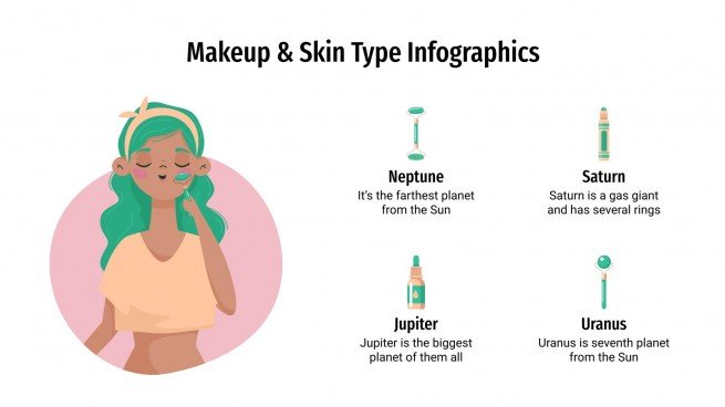 Makeup & Skin Type Infographics | Google Slides & PowerPoint