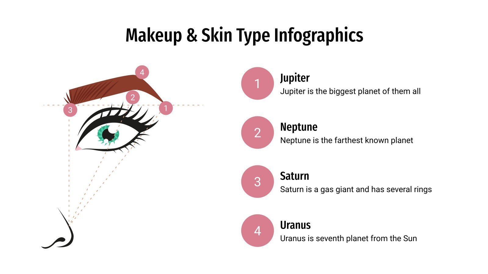 Makeup & Skin Type Infographics | Google Slides & PowerPoint