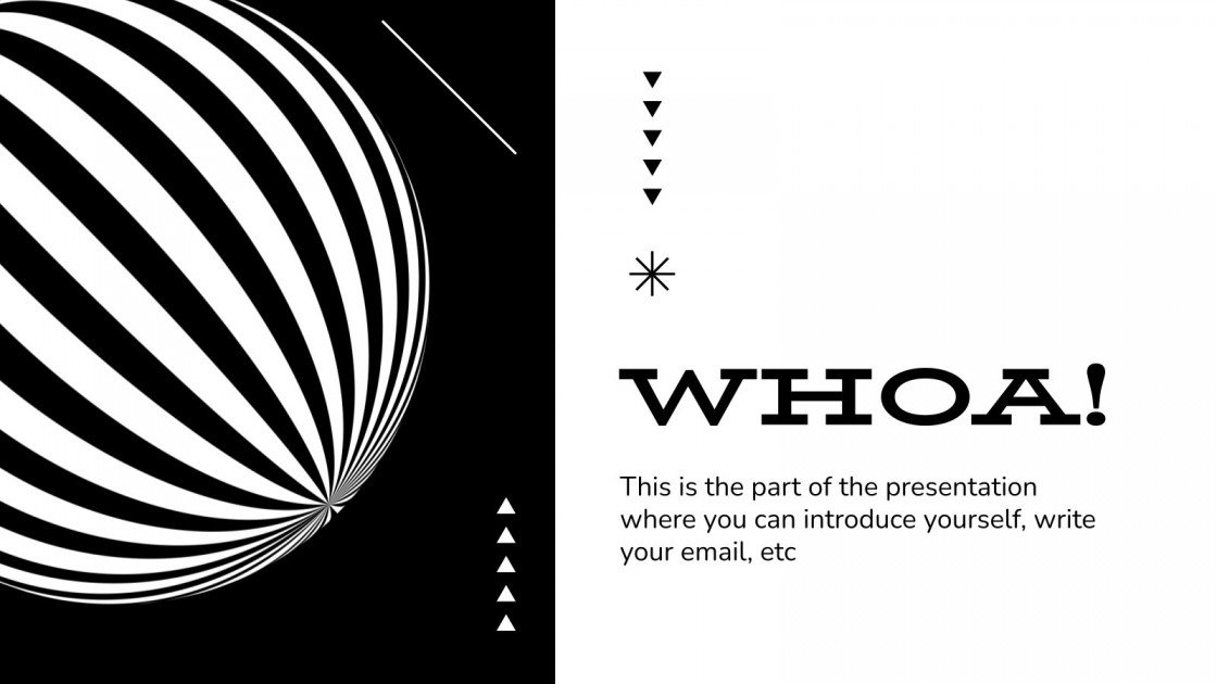Black and White View Theme | Google Slides & PPT template