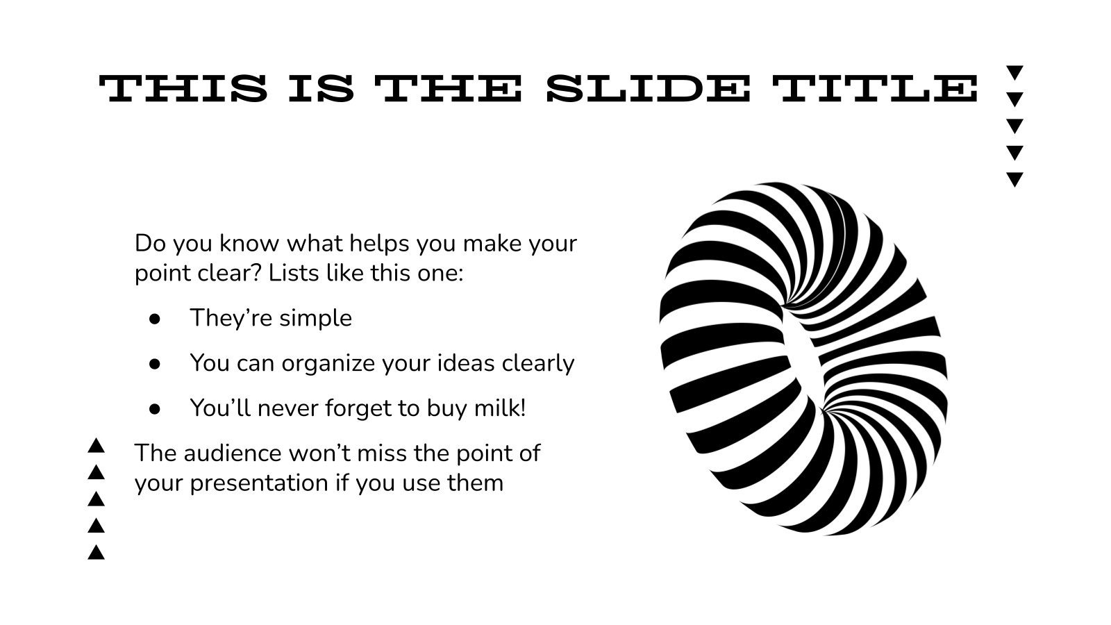 Black and White View Theme | Google Slides & PPT template