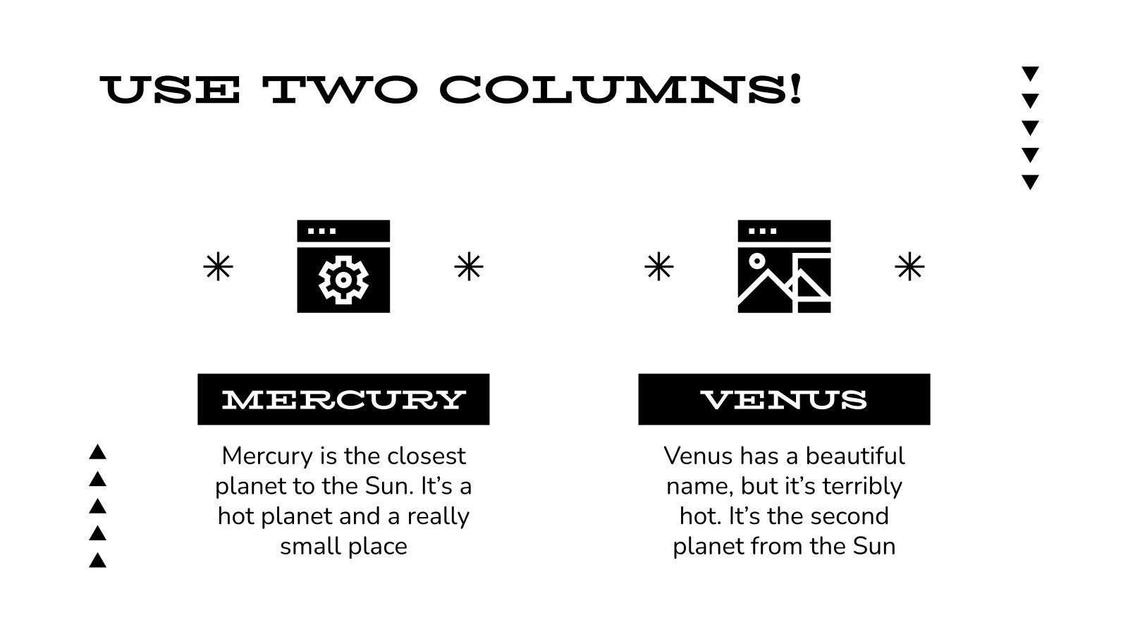 Black and White View Theme | Google Slides & PPT template