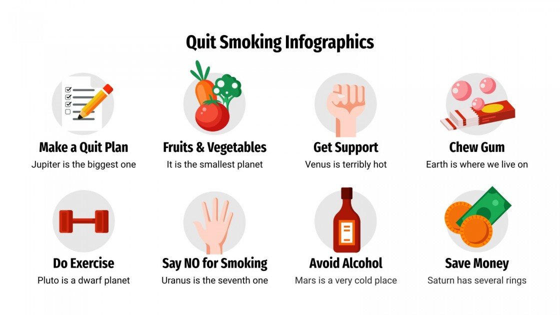 Quit Smoking Infographics | Google Slides & PPT template