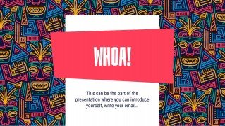 Ethnic Pattern Google Slides theme & PowerPoint template