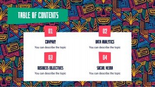 Ethnic Pattern Google Slides theme & PowerPoint template