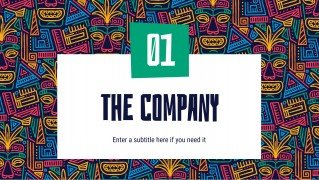 Ethnic Pattern Google Slides theme & PowerPoint template