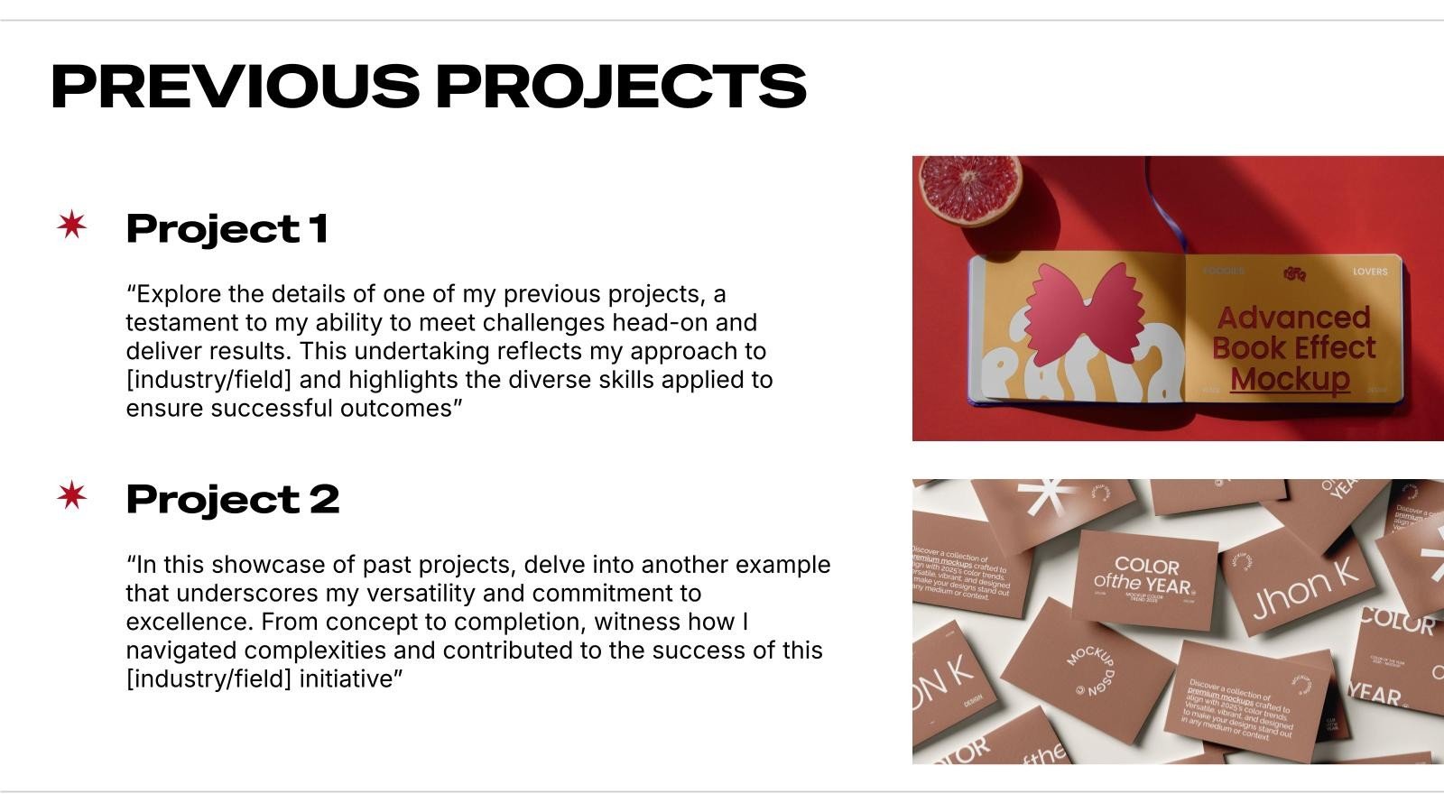 Showcase Projects Presentation