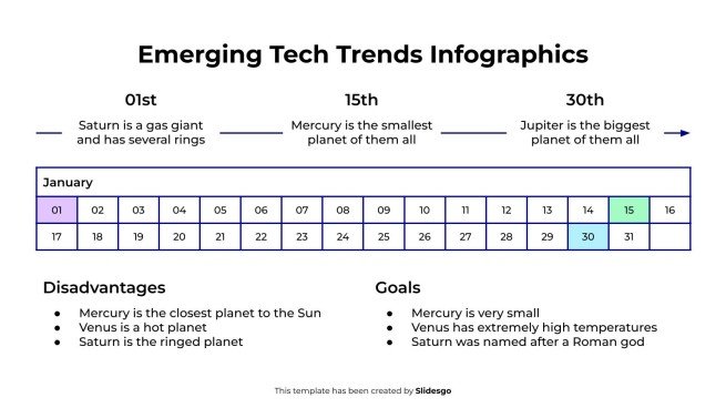 Emerging Tech Trends Infographics Template