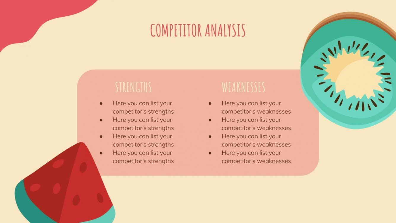 Fruits Marketing Campaign Google Slides and PPT Template