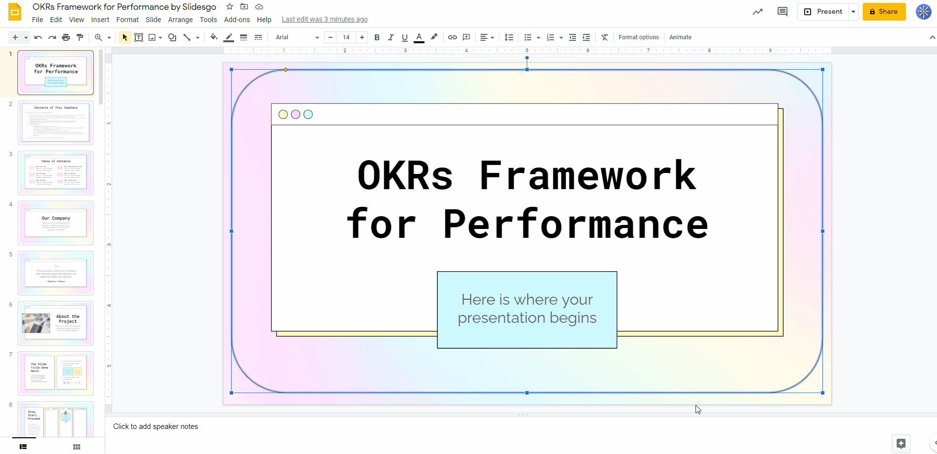 How To Add A Border In Google Slides Slidesgo