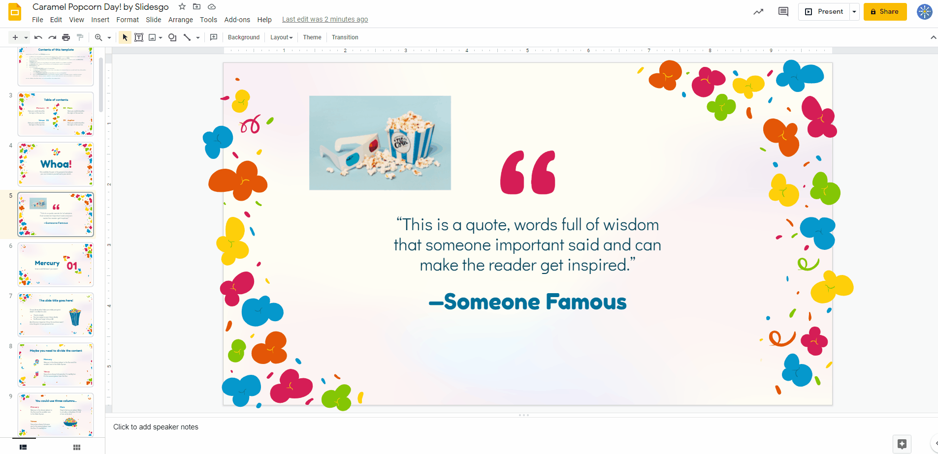 How To Add A Border In Google Slides Slidesgo