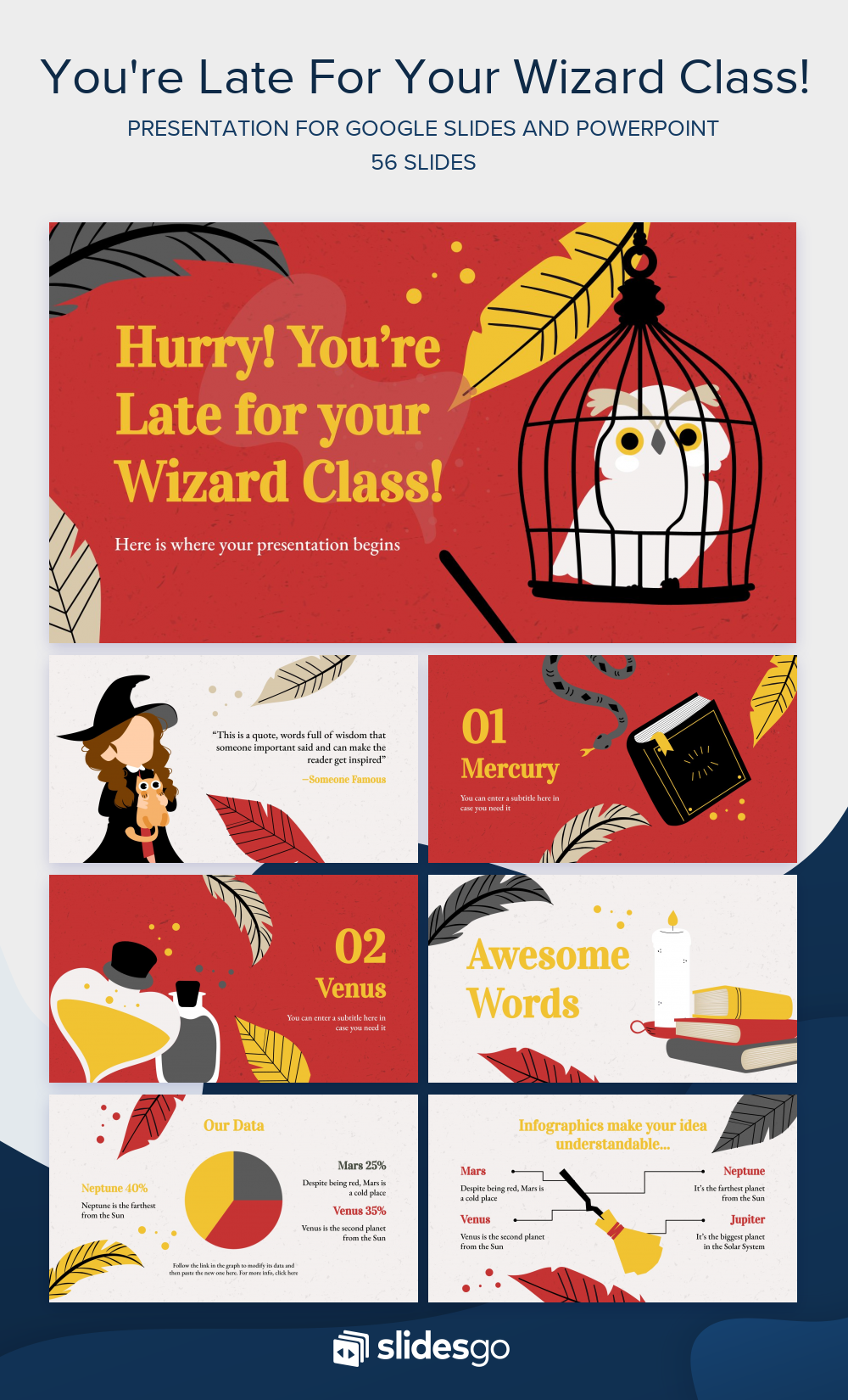 You're Late For Your Wizard Class! | Google Slides & PPT