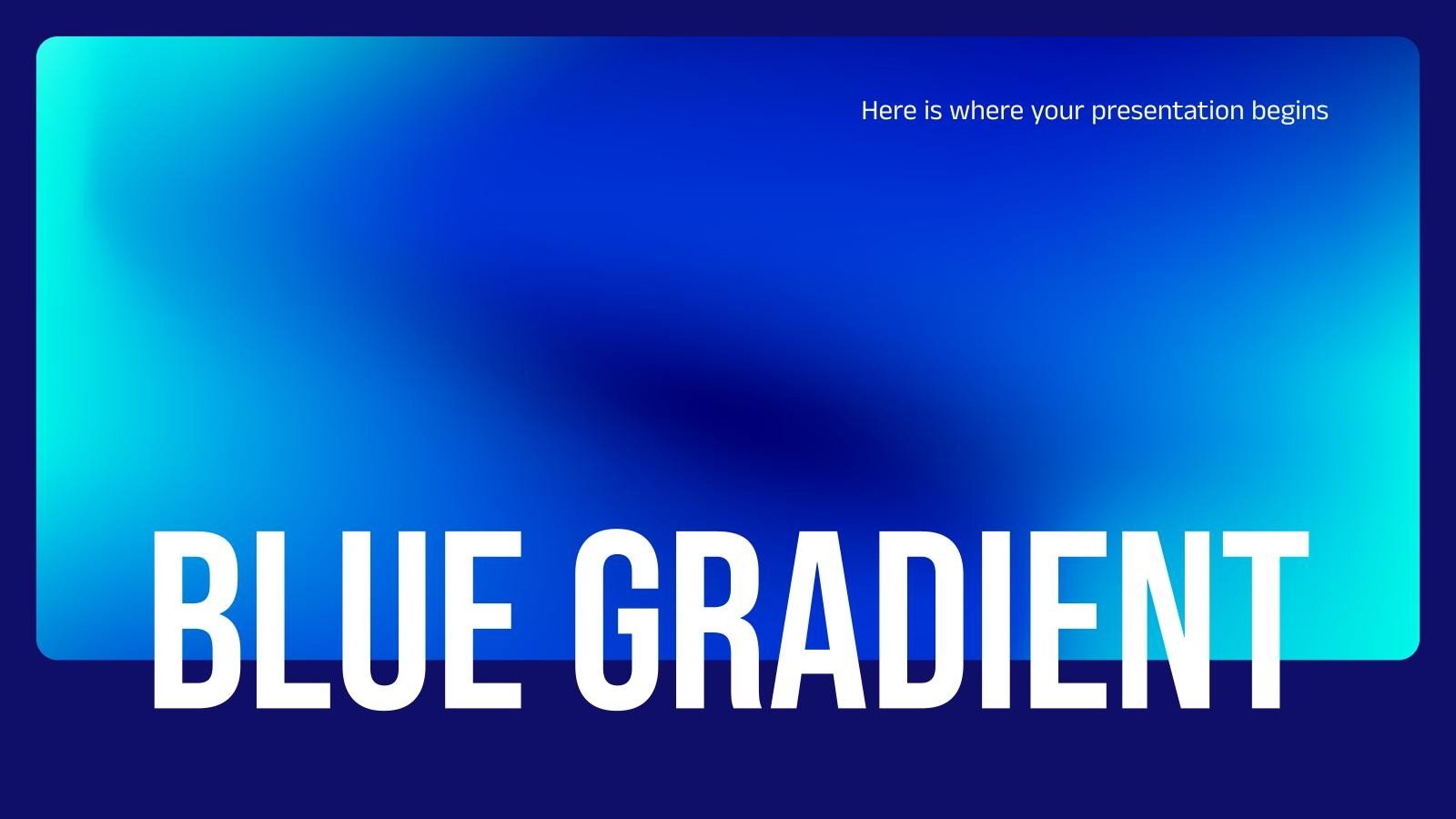 Blue Gradient Presentation