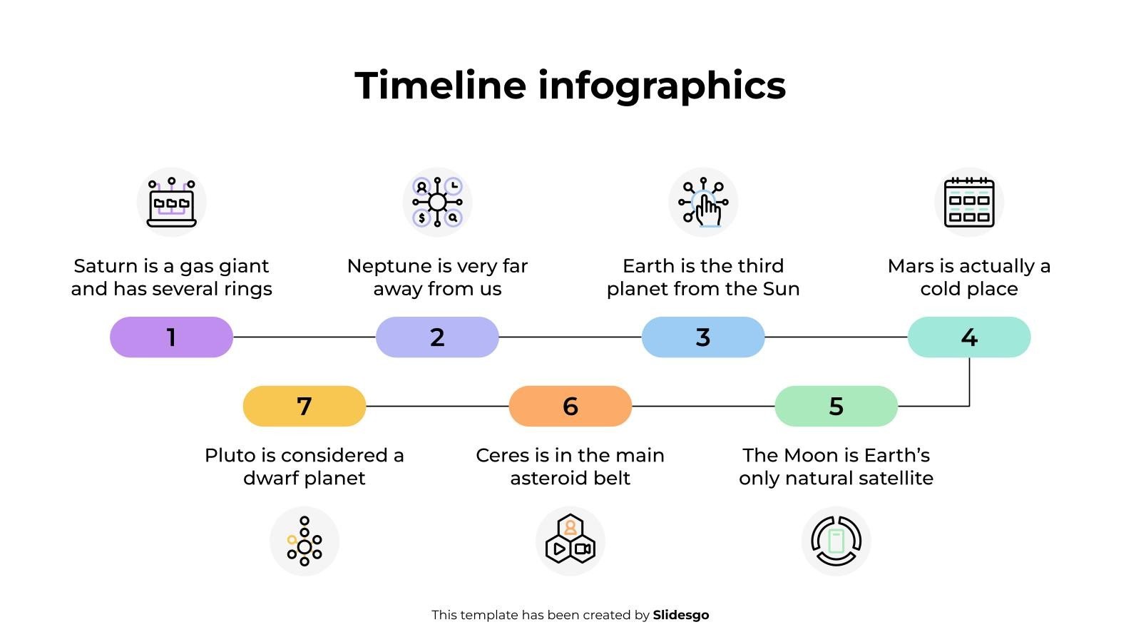 Timeline Infographics Template