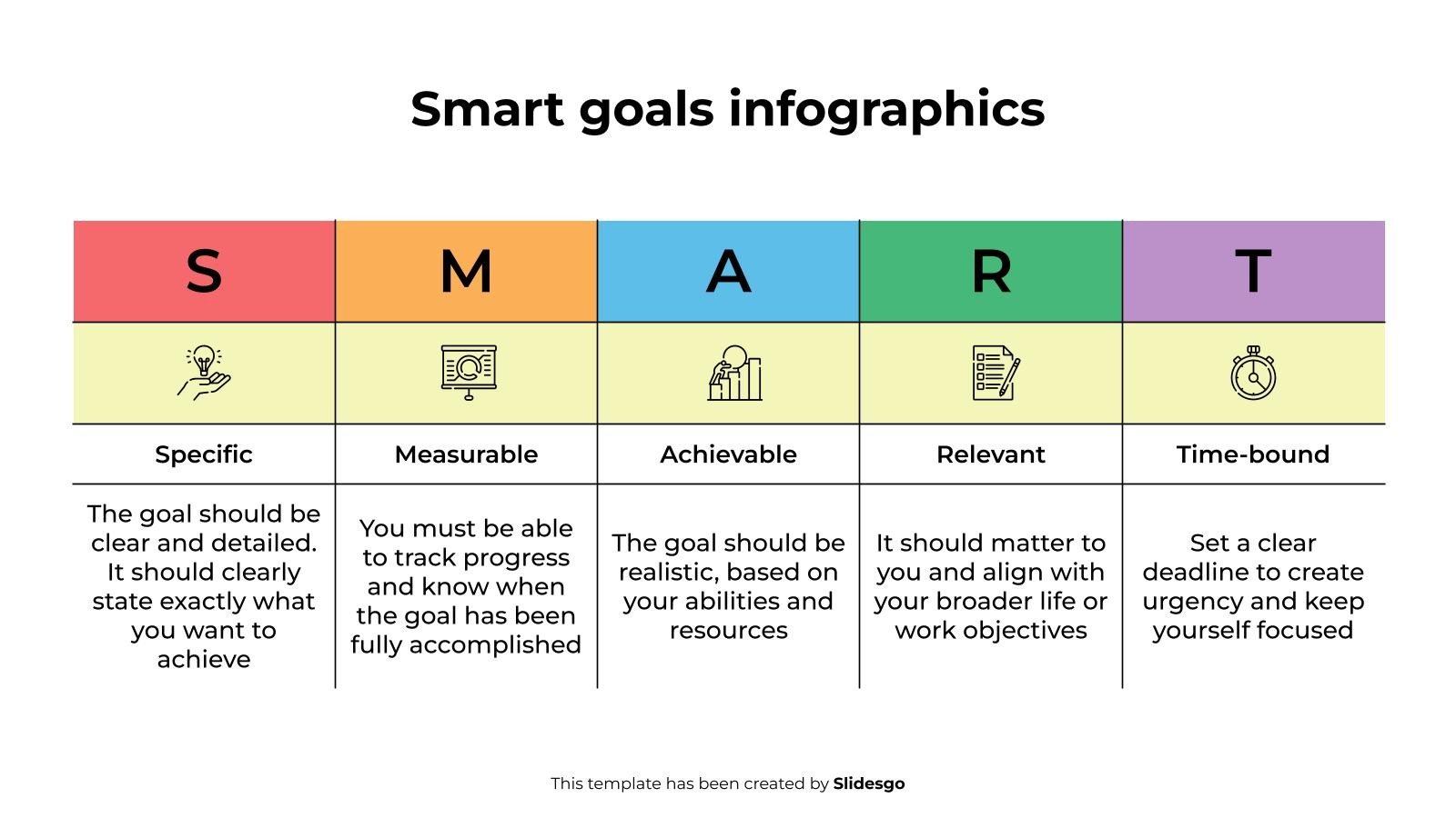 Smart Goals Infographics Presentation