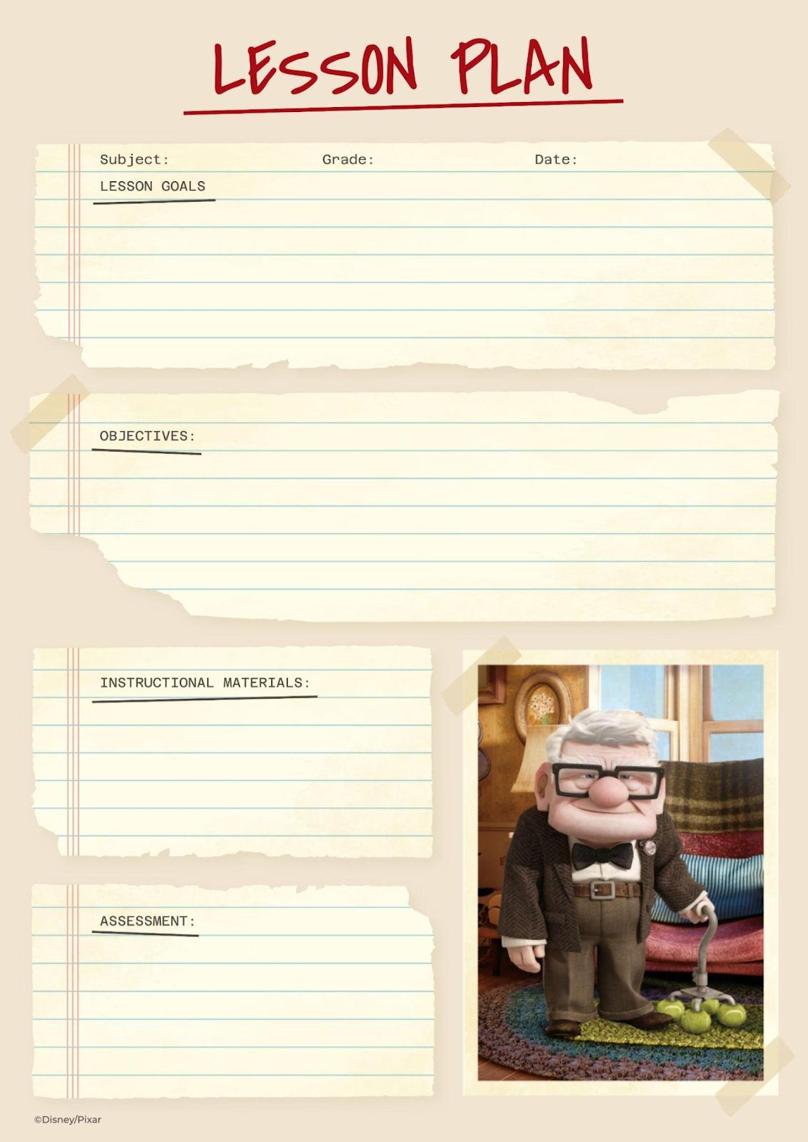 Up Lesson Plan Presentation