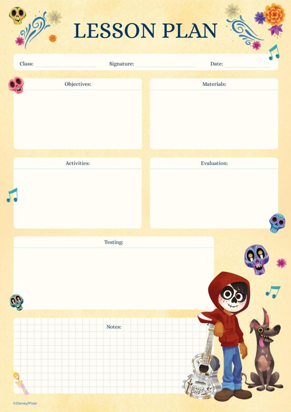 Coco Lesson Plan Presentation