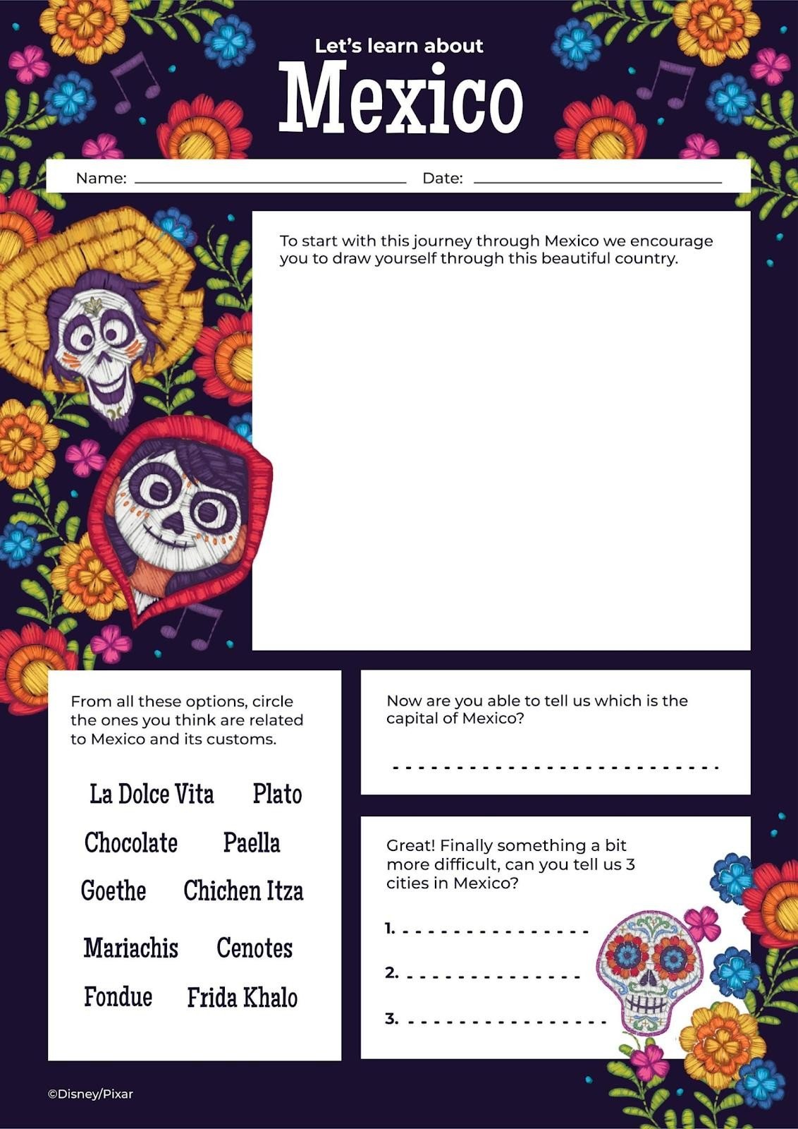 Coco Worksheet Presentation