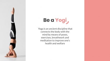 Meditation & Yoga at Home Google Slides and PPT Template