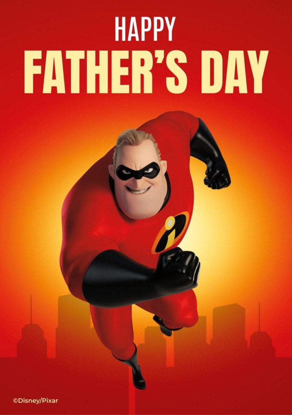 The Incredibles Father's Day Card Presentation