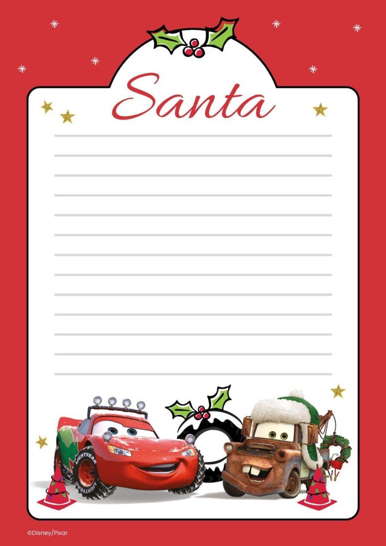 Disney Pixar Cars Christmas Worksheet Presentation