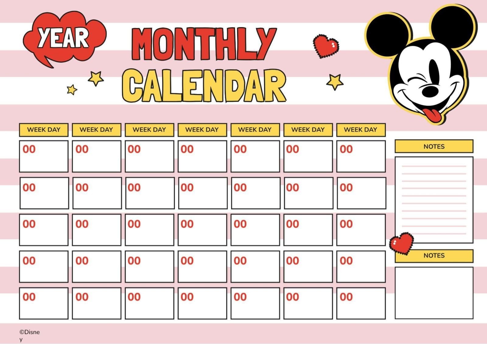 Free monthly planner templates for Google Slides & PowerPoint
