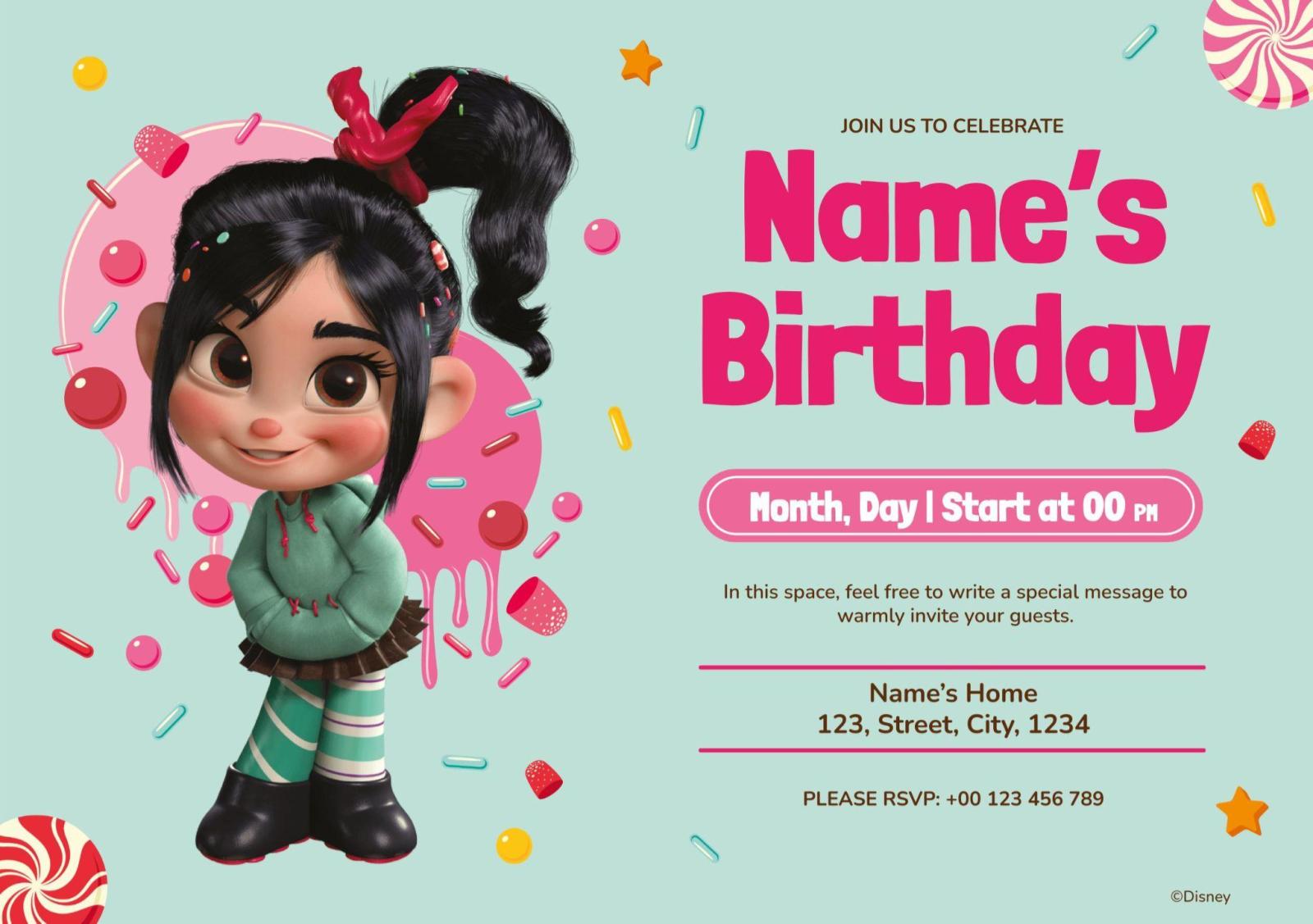 Wreck-it Ralph Birthday Invitation Presentation
