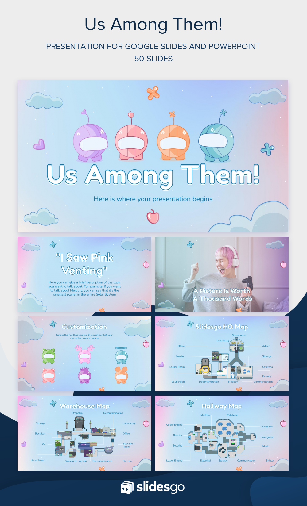 Us Among Them! | Google Slides & PowerPoint template