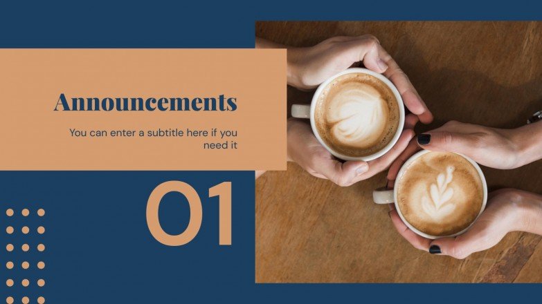 Morning Coffee Google Slides Theme and PowerPoint Template