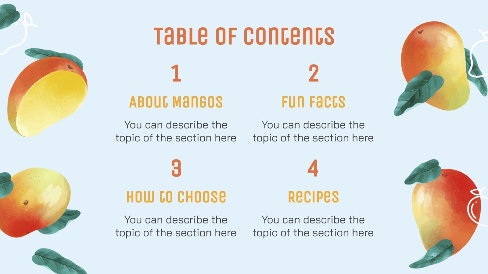 Indian National Mango Day | Google Slides & PPT template