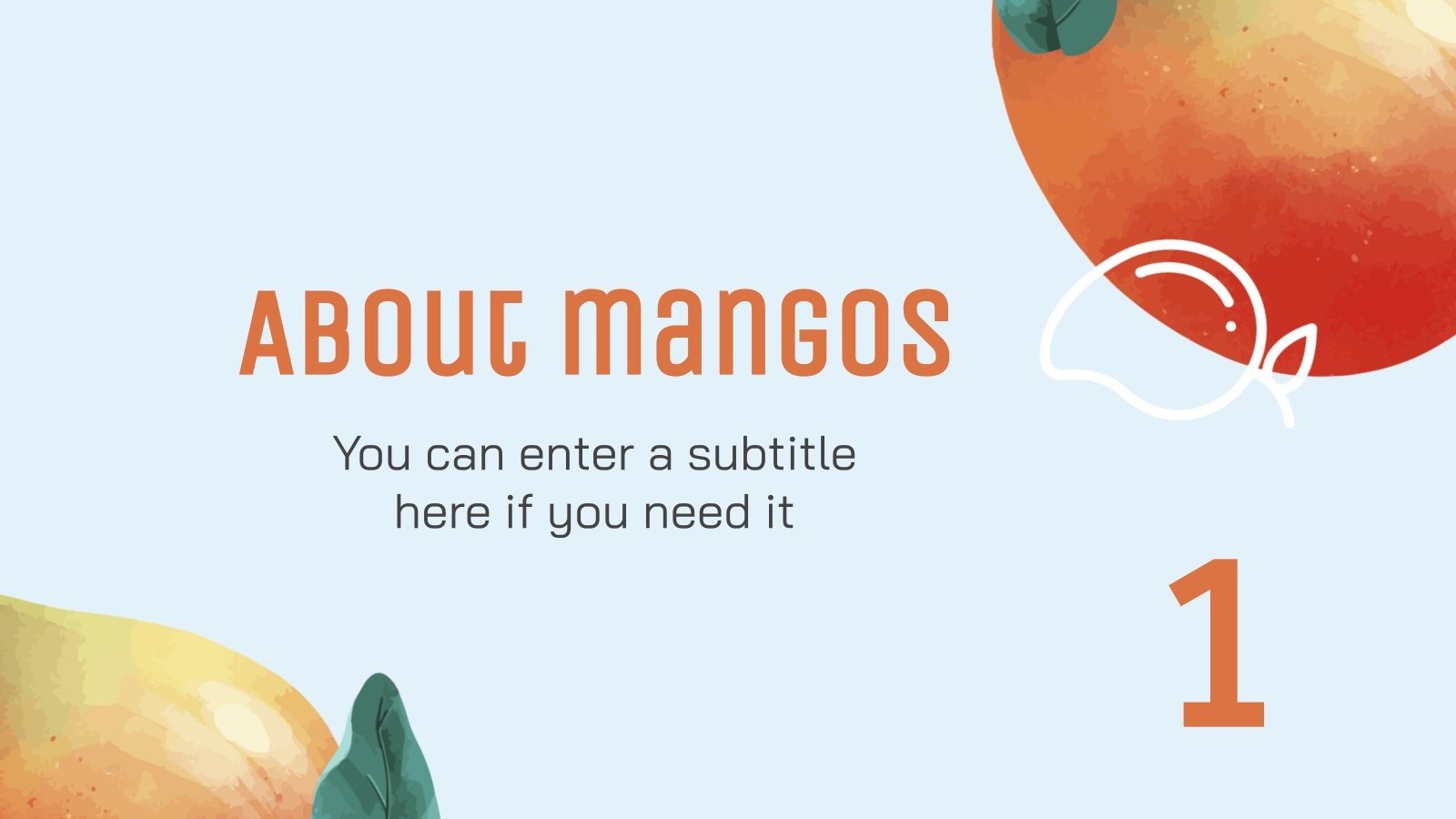 Día Nacional del Mango | Tema de Google Slides y PowerPoint