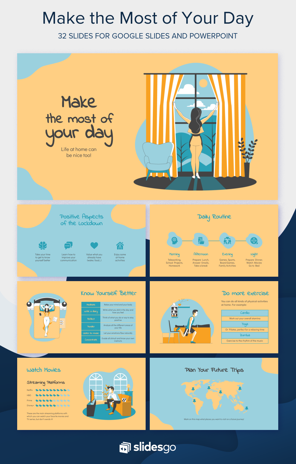 Make the Most of Your Day Google Slides and PPT Template