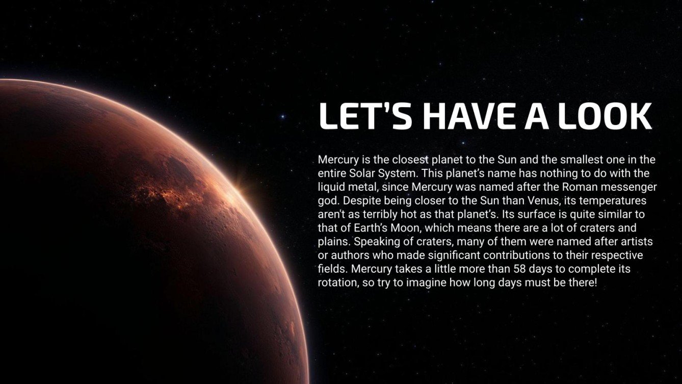 The Solar System Presentation