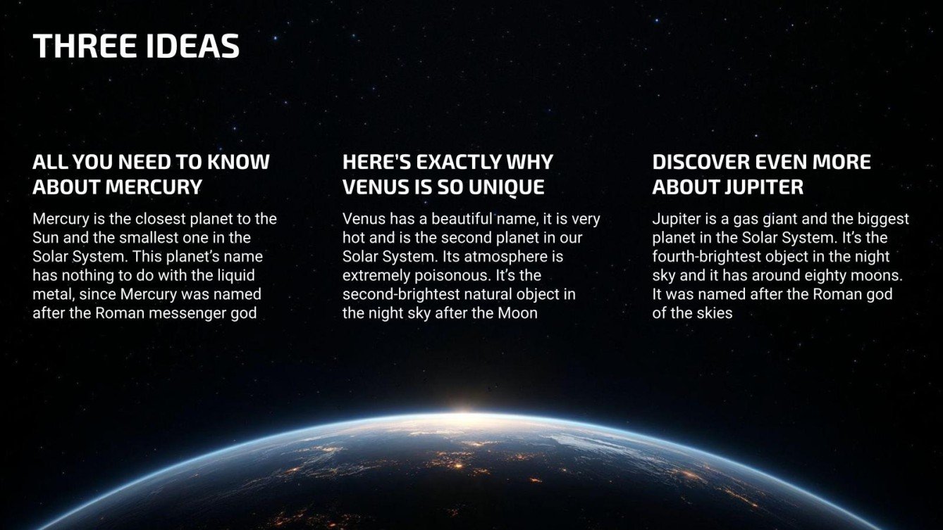 The Solar System Presentation