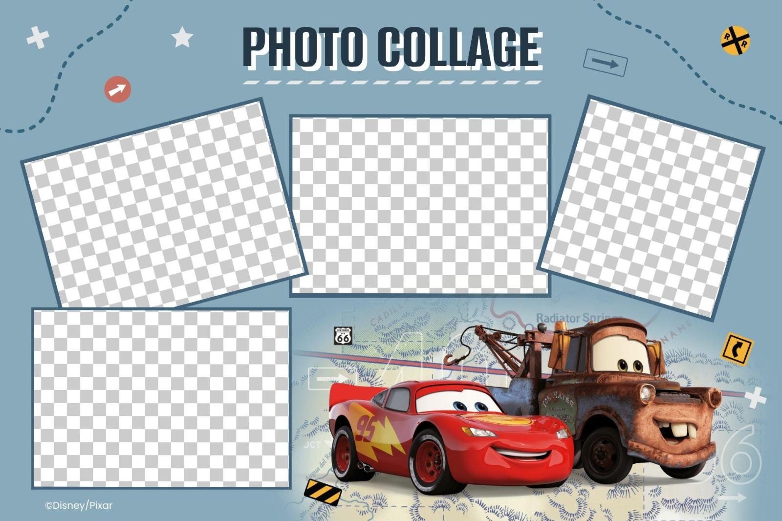 Disney Cars Photo Collage Presentation