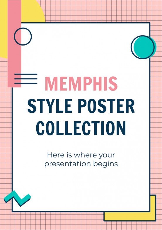 Memphis Style Poster Collection | Google Slides & PPT theme