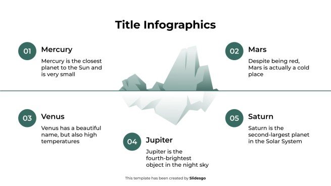 Iceberg Diagram Infographics Template