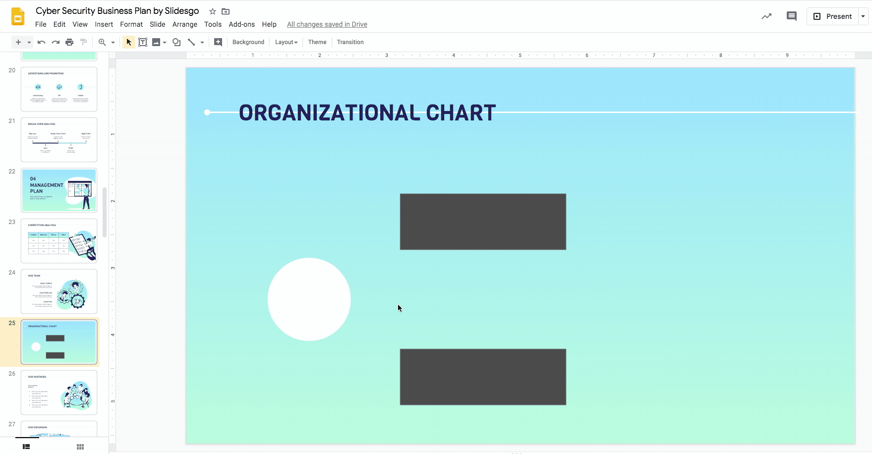 How To Create An Organizational Chart In Google Slides Tutorial