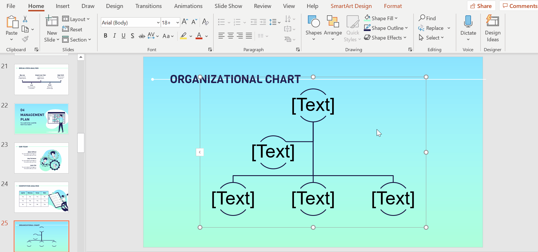 How To Create An Organizational Chart In PowerPoint Tutorial
