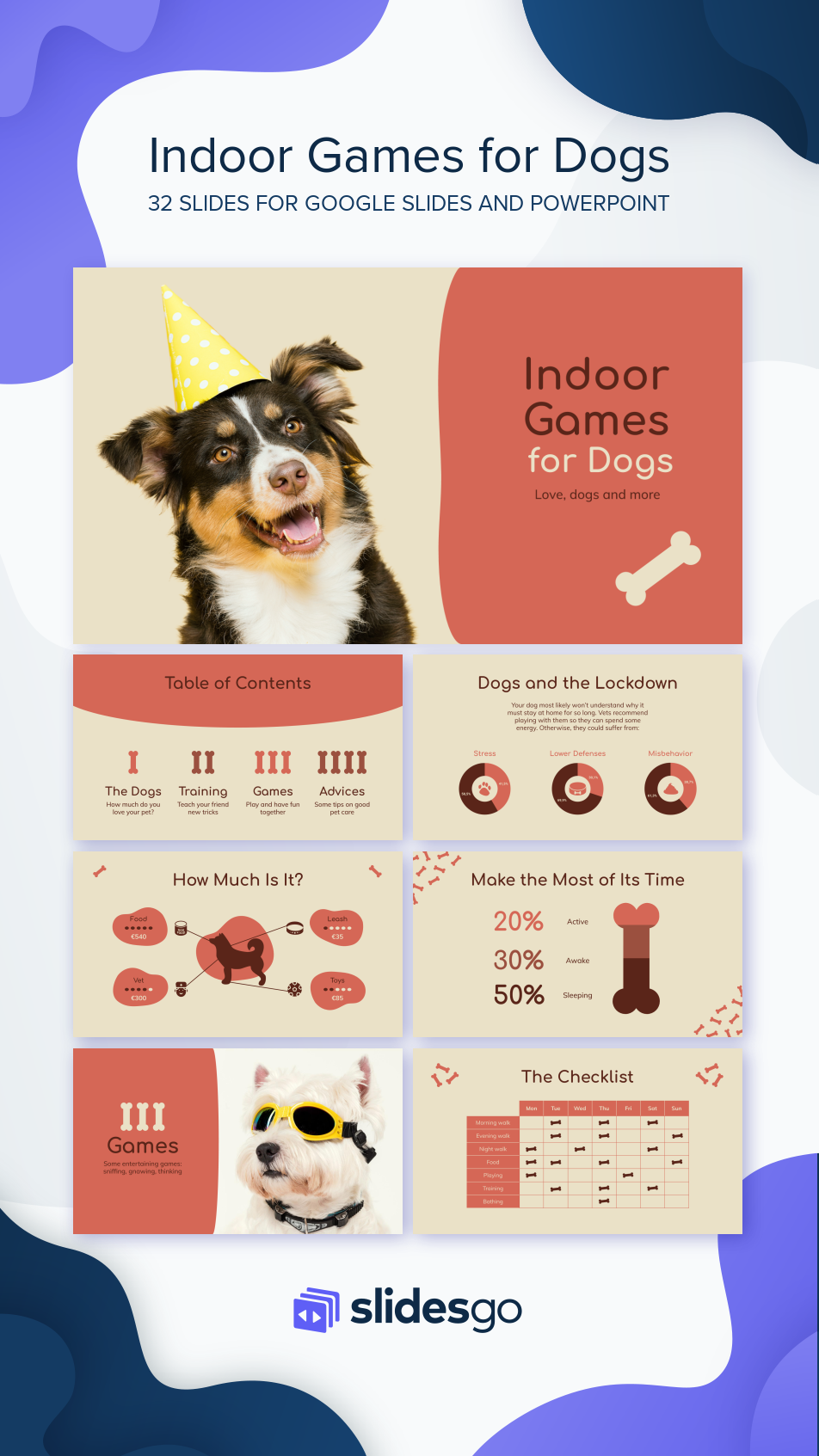 Page 2 | Indoor Games for Dogs Google Slides and PowerPoint Template