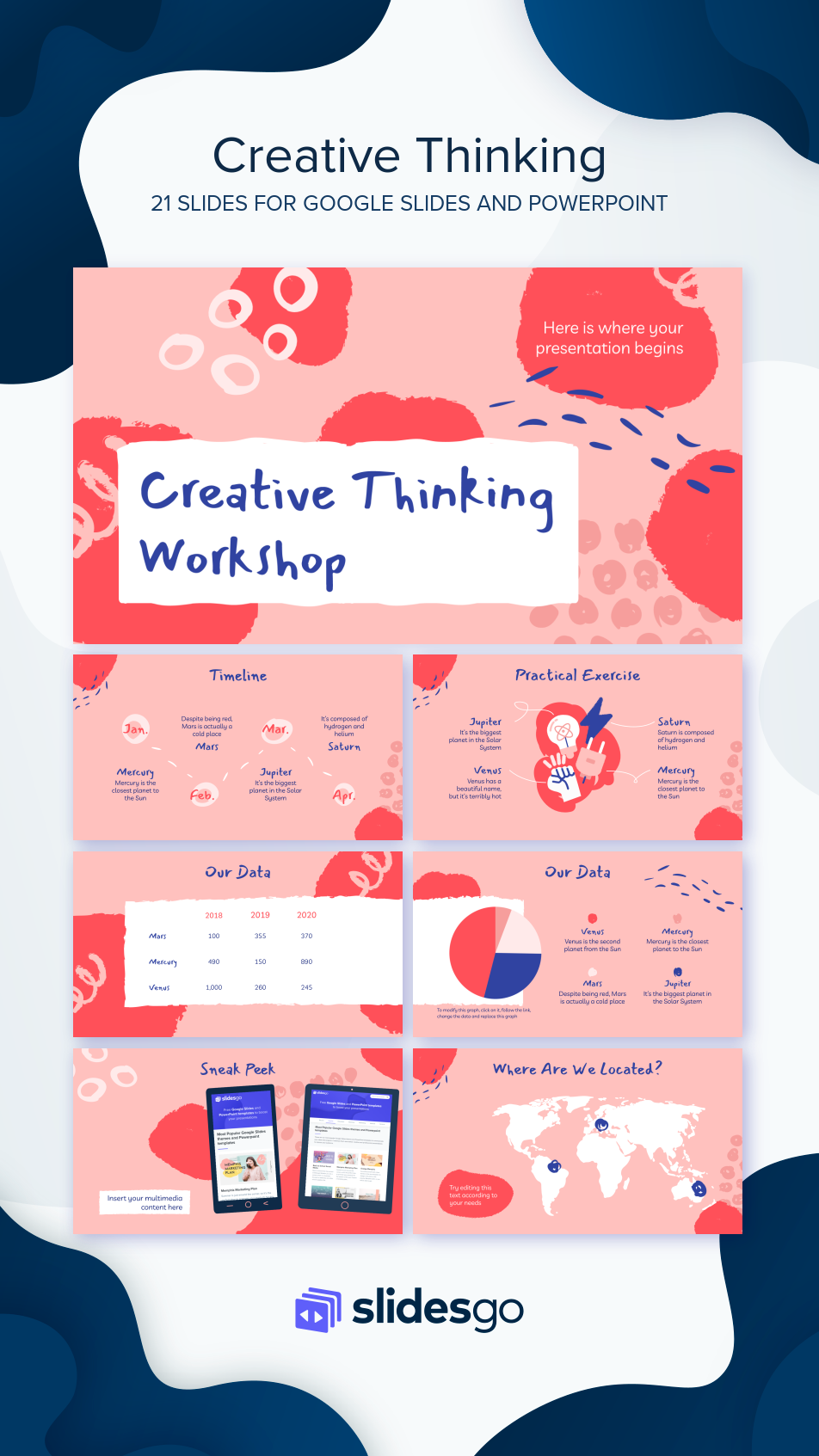 Page 3 | Creative Thinking Workshop Google Slides and PPT Template