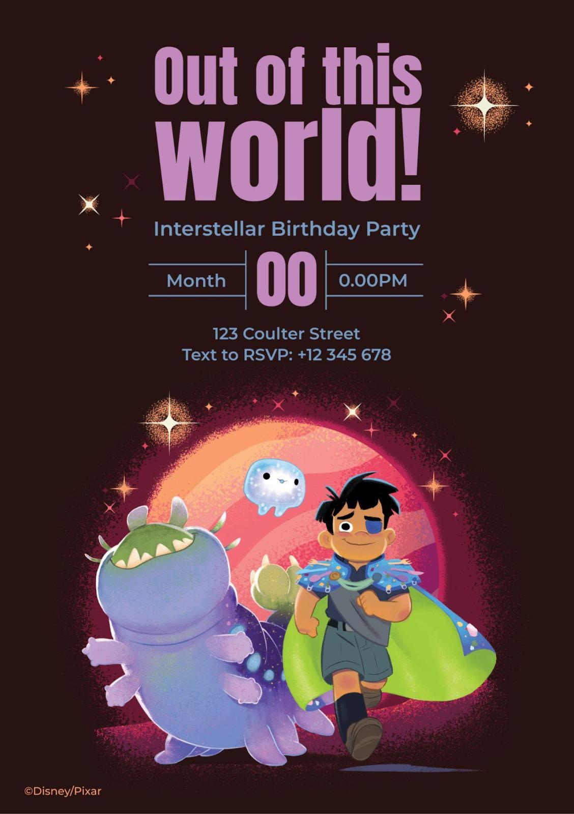 Elio Happy Birthday Invitation Presentation