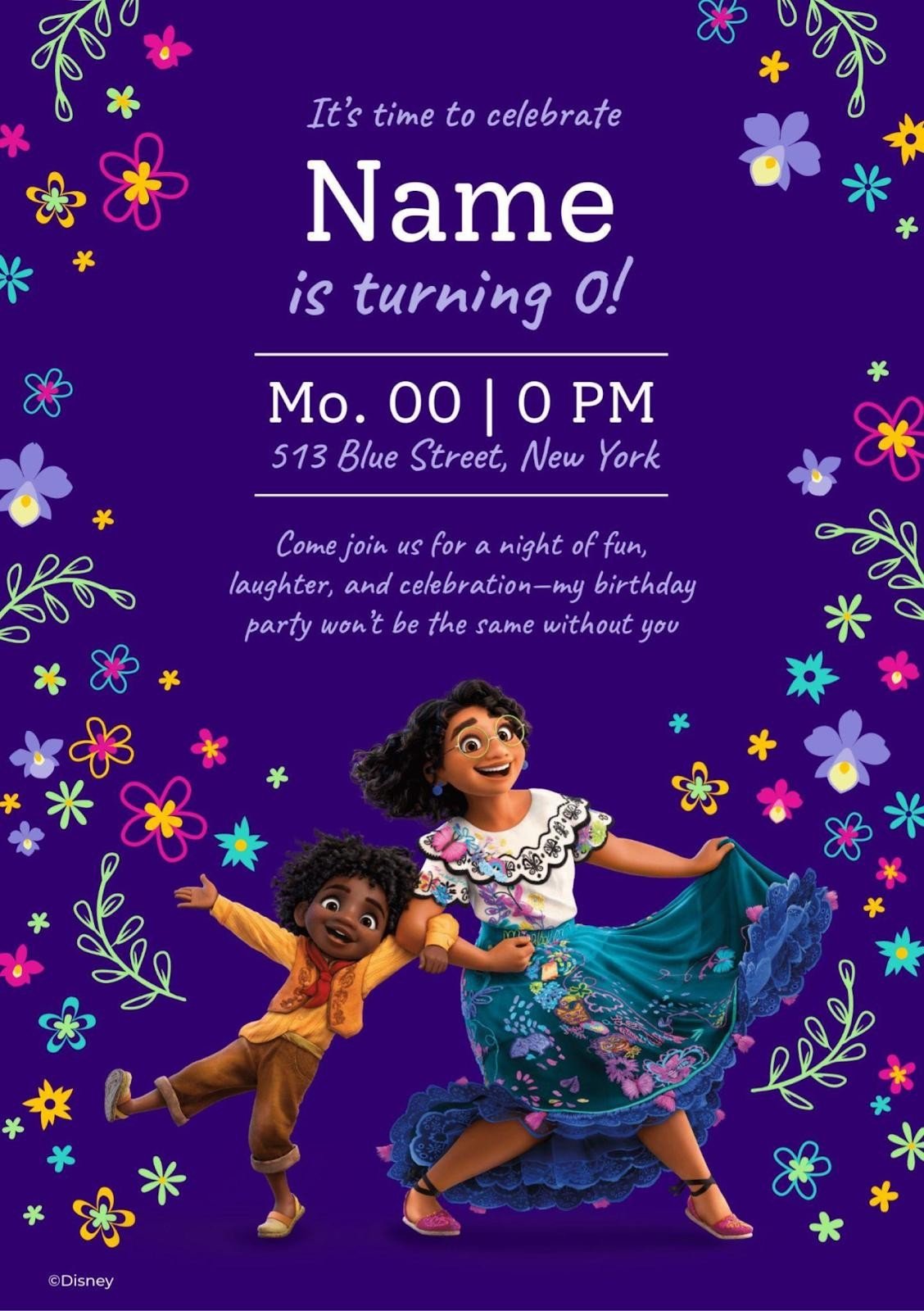 Encanto Birthday Invitation Presentation