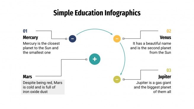 Simple Education Infographics | Google Slides & PPT template