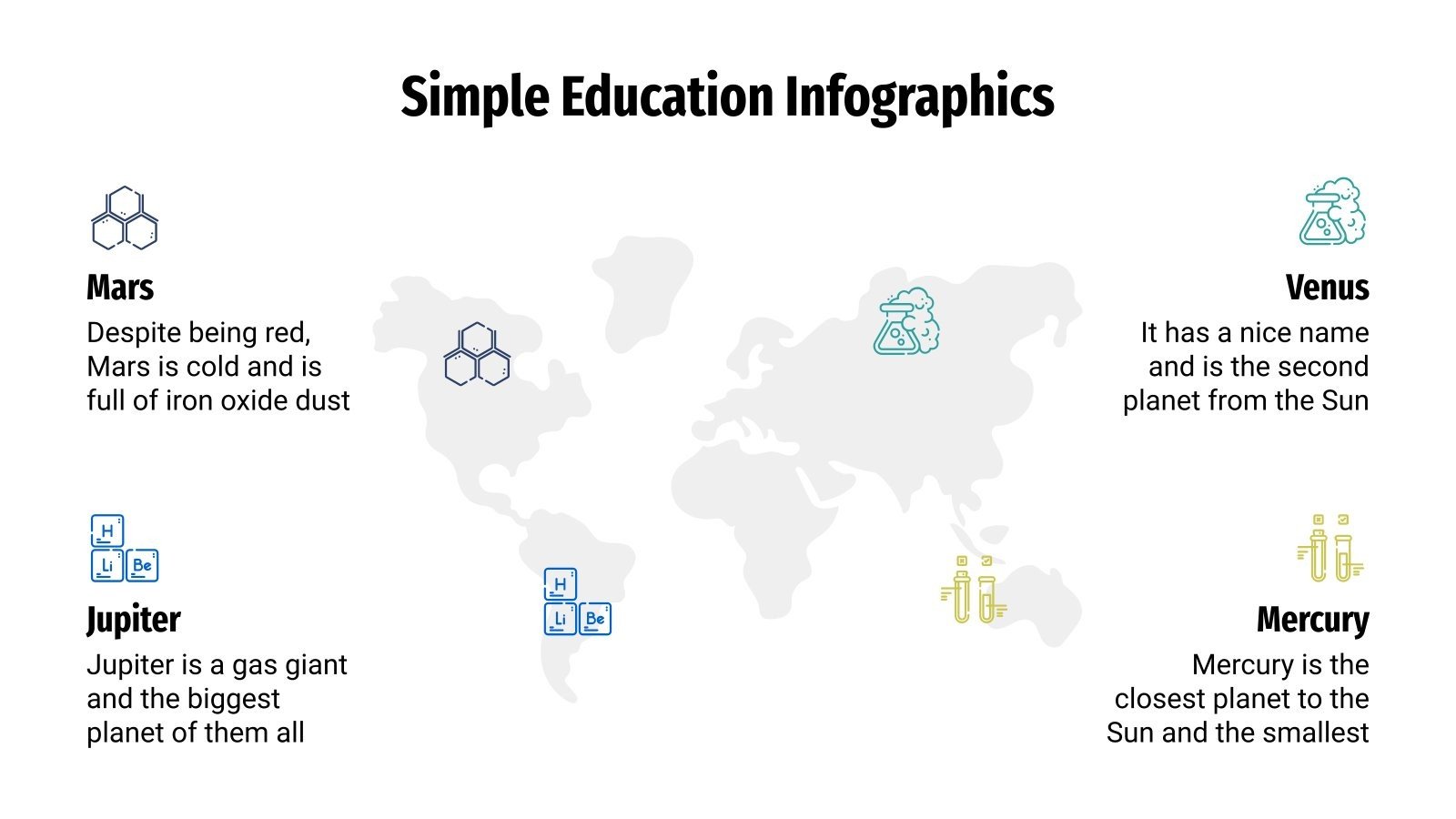 Simple Education Infographics | Google Slides & PPT template